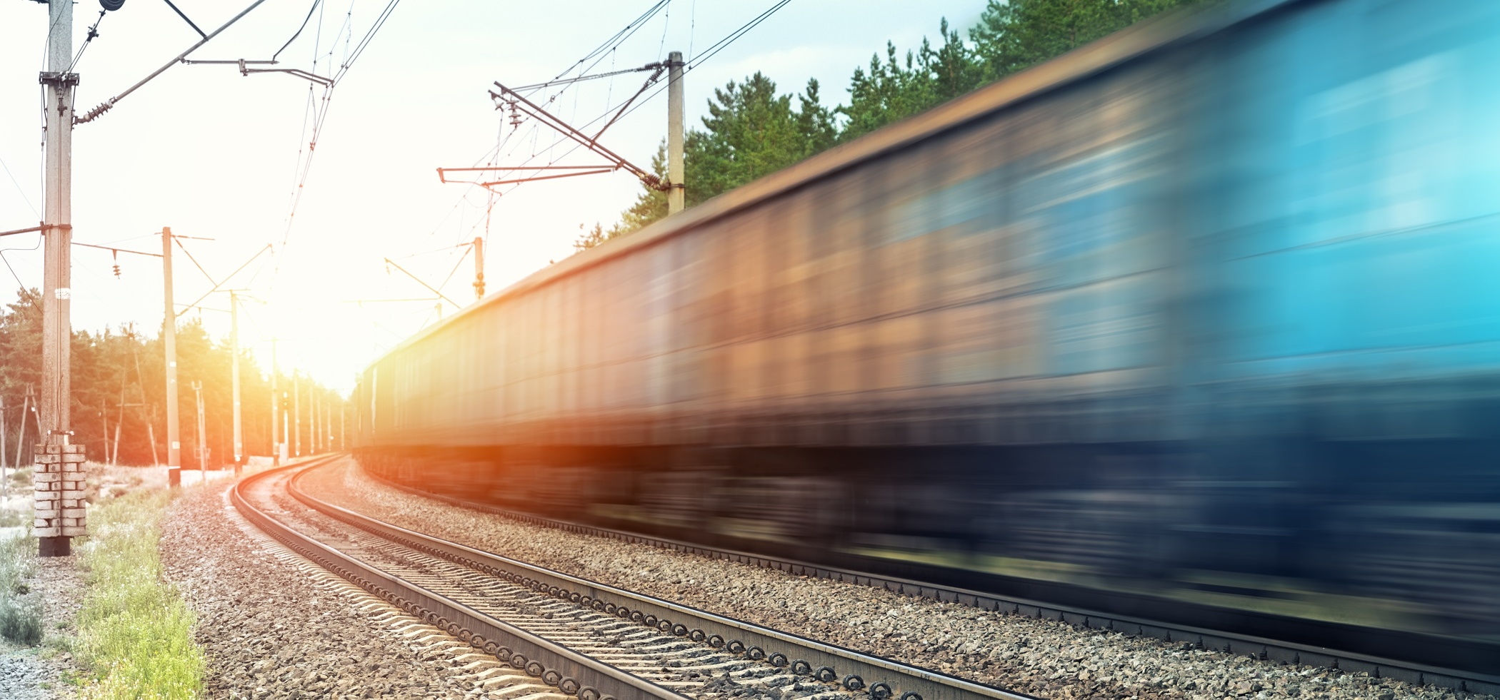 Rail freight transport from China to Europe